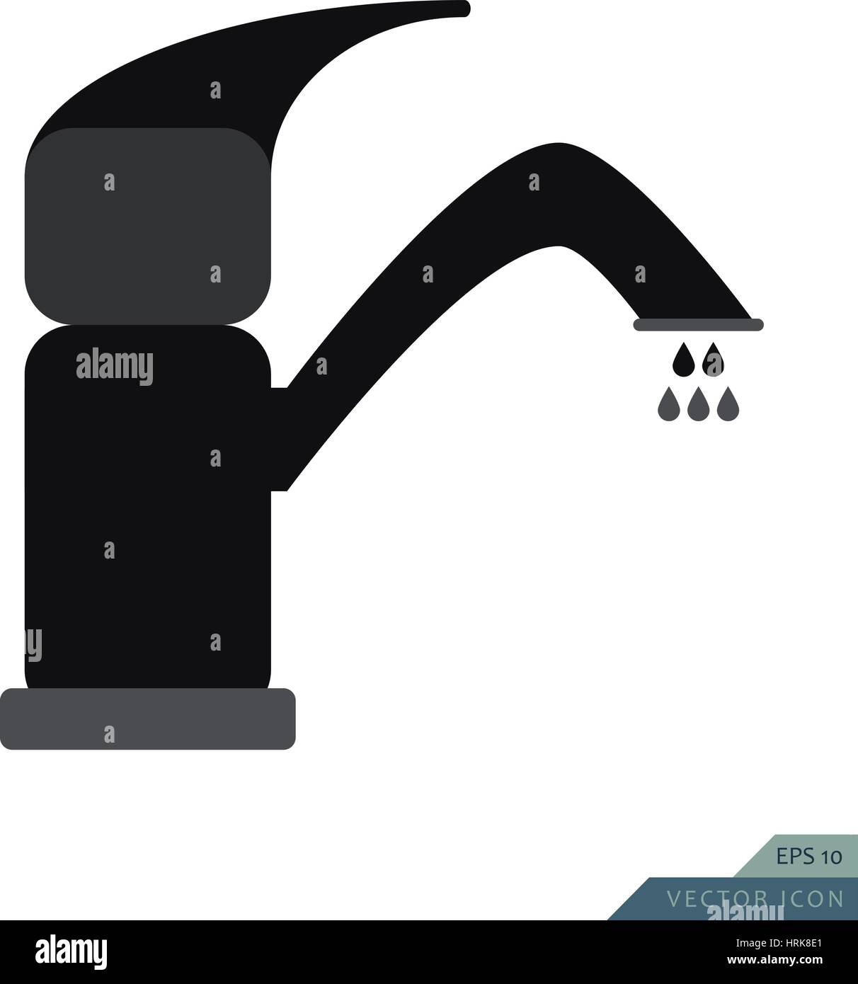 Faucet vector icon. Bathroom and kitchen symbol. Vector illustration ...