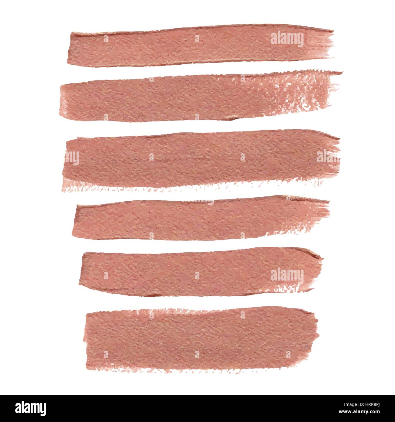 Bronze ink vector brush strokes Stock Vector Image & Art - Alamy