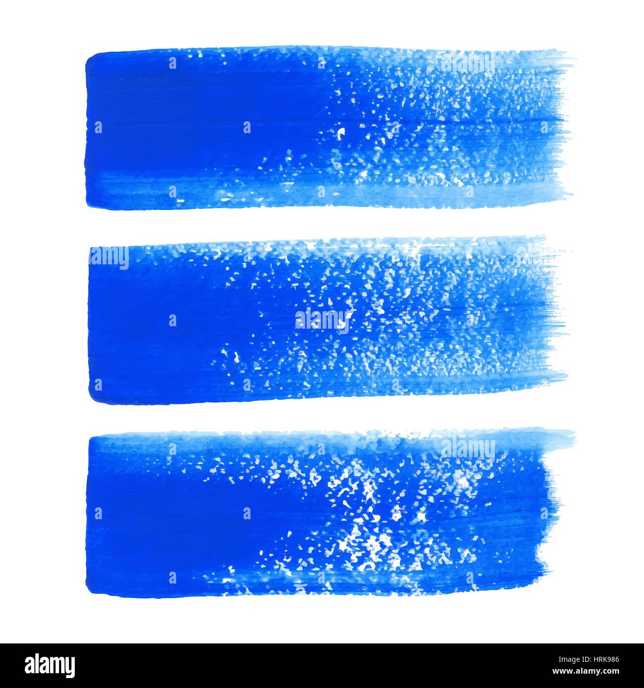 Blue ink vector brush strokes Stock Vector Image & Art - Alamy