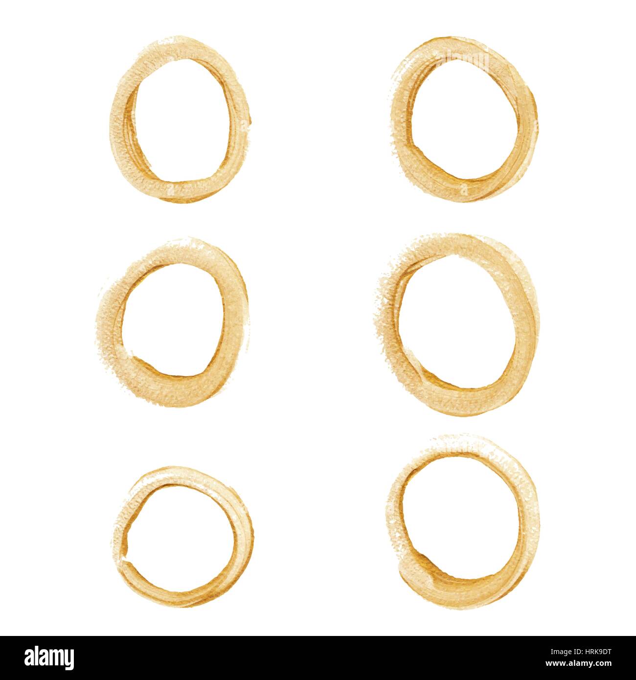 Gold acrylic circle Stock Vector Images - Alamy
