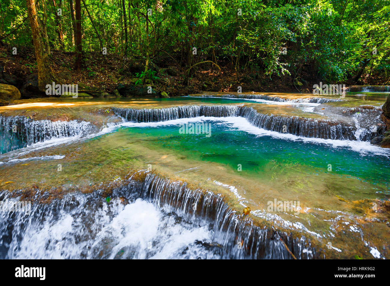 Waterfall. Beautiful view of waterfall landscape Stock Photo - Alamy