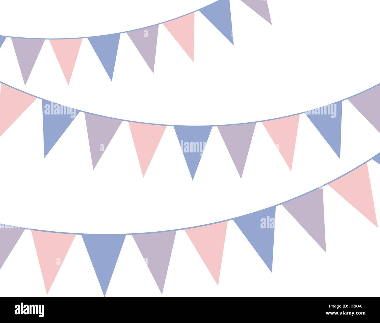 Bunting illustration hi-res stock photography and images - Alamy