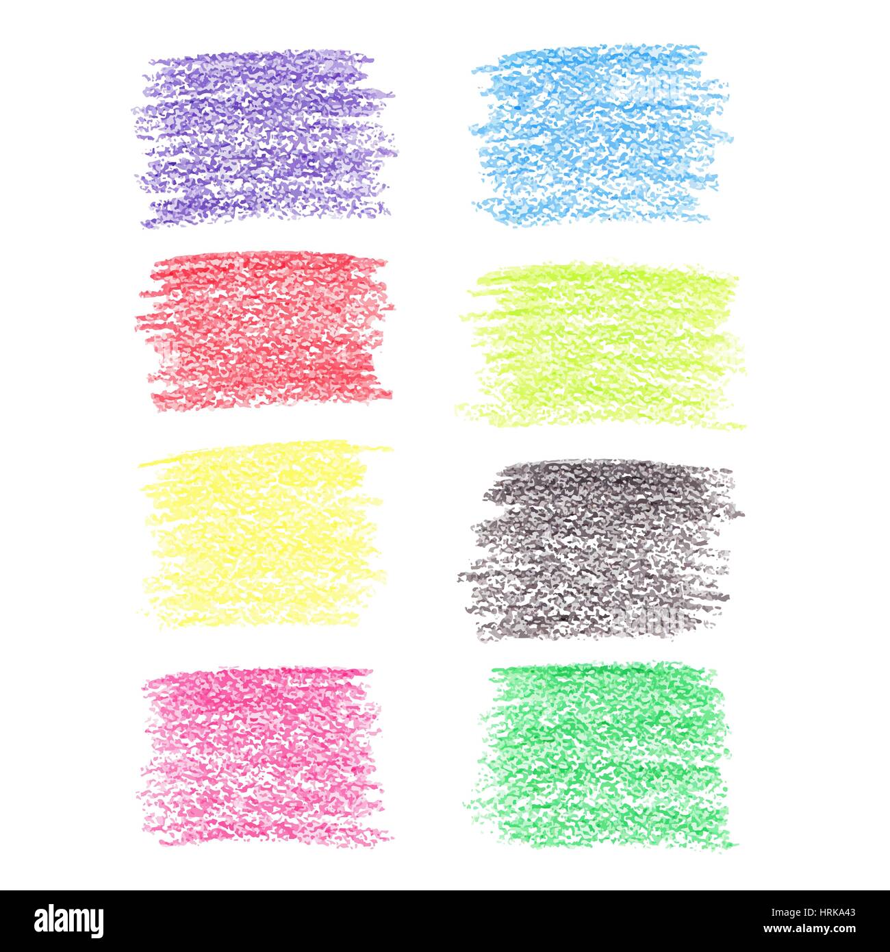 Set of colored pencil spots Stock Vector Image & Art - Alamy