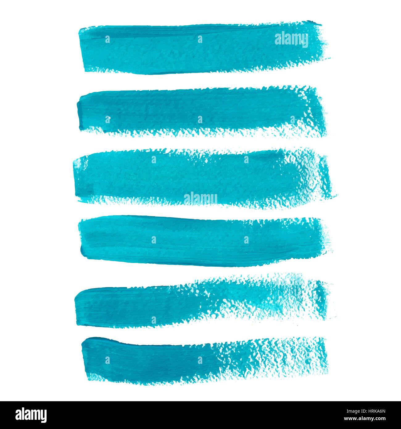 Turquoise ink vector brush strokes Stock Vector Image & Art - Alamy