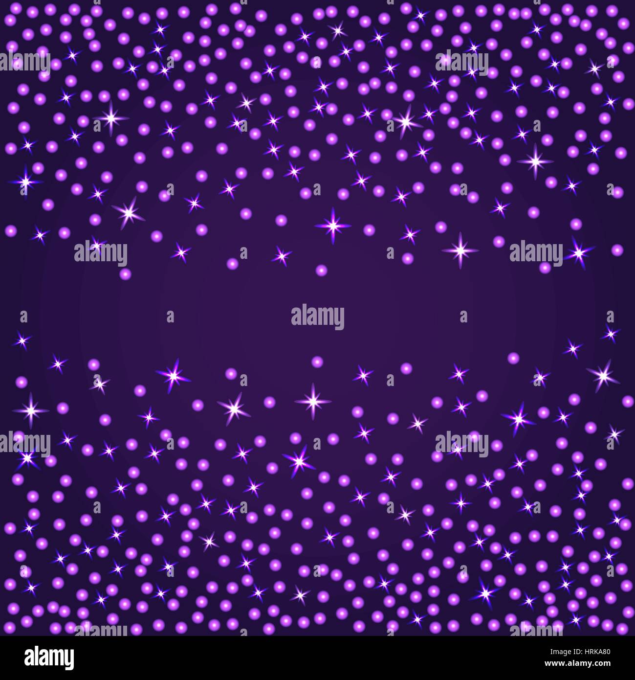 Abstract dotted violet background with lights and stars Stock Vector ...