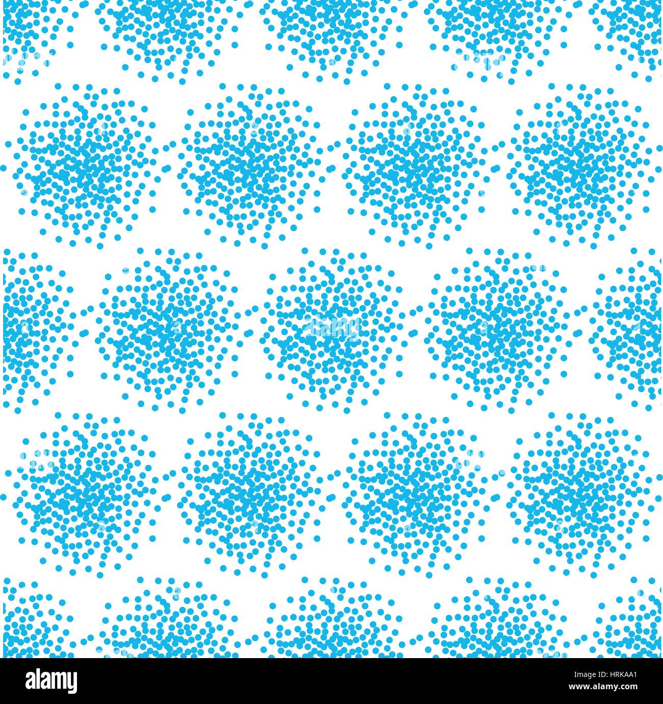 Abstract bright blue dotted background. Vector illustration Stock ...