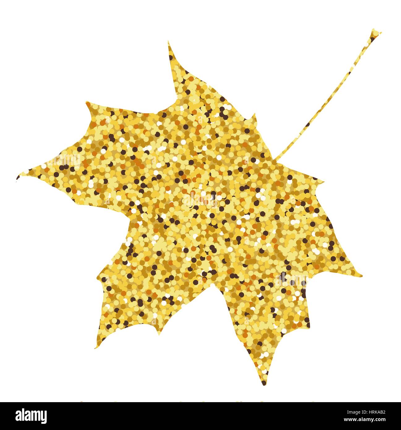 Autumn fall. Golden maple leaf background. Vector illustration Stock ...