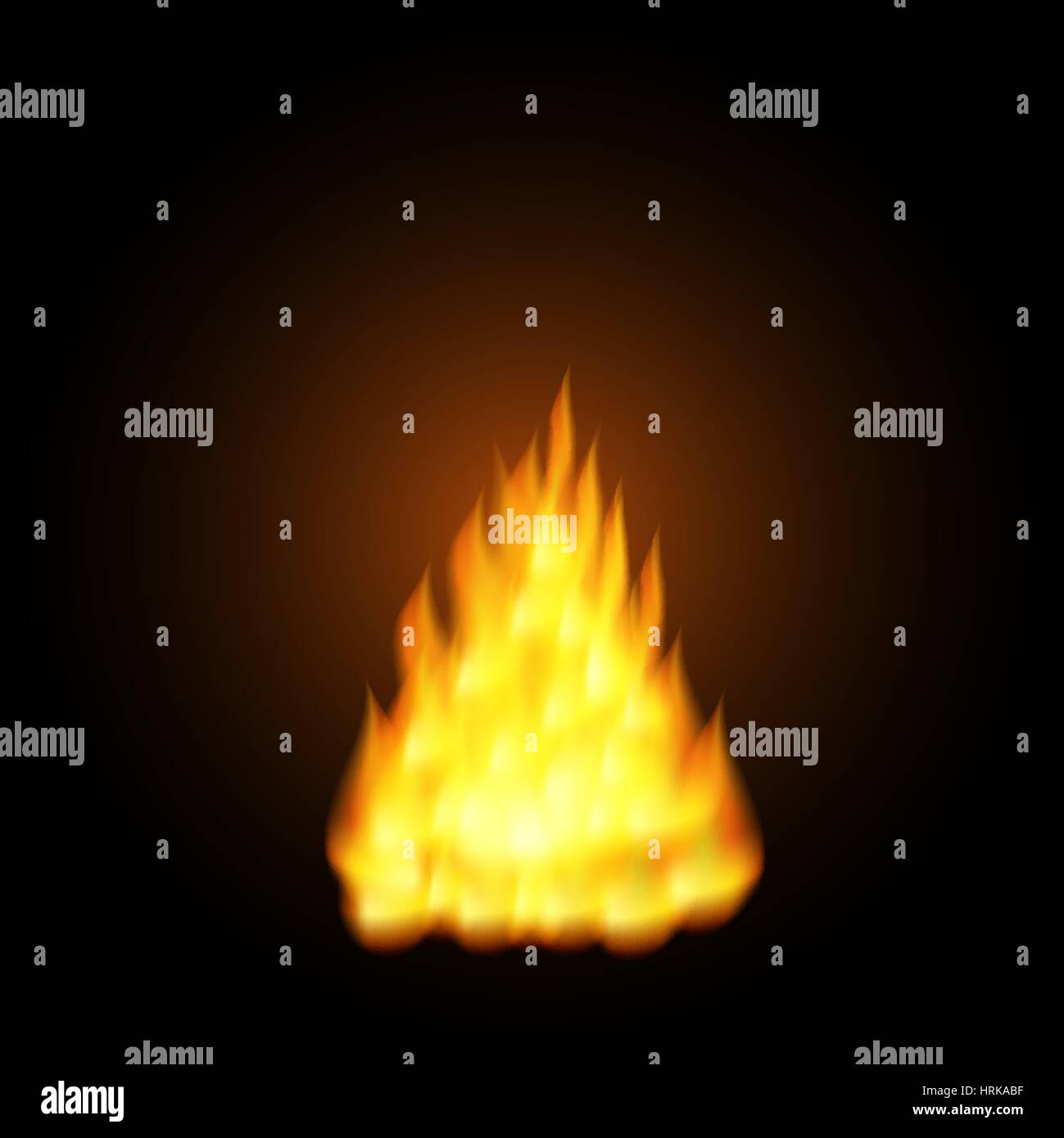 Realistic fire flames Stock Vector Image & Art - Alamy