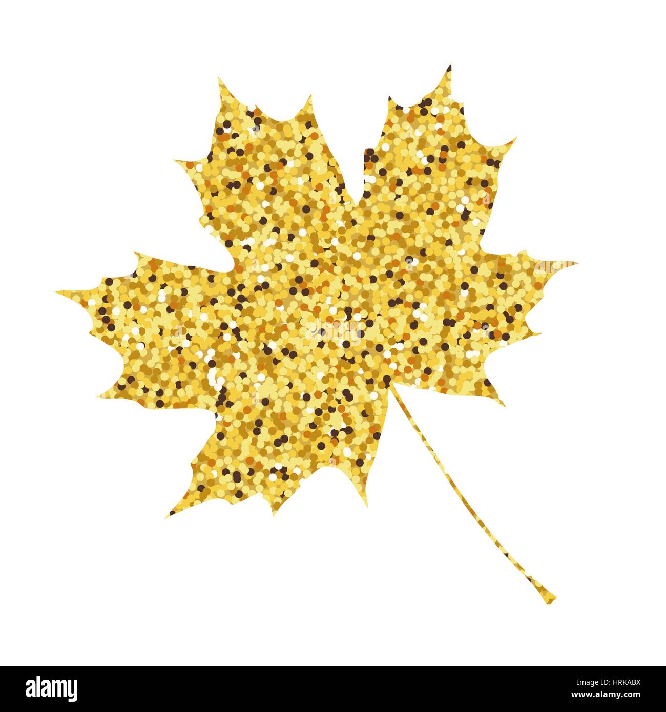 Autumn fall. Golden maple leaf background. Vector illustration Stock ...