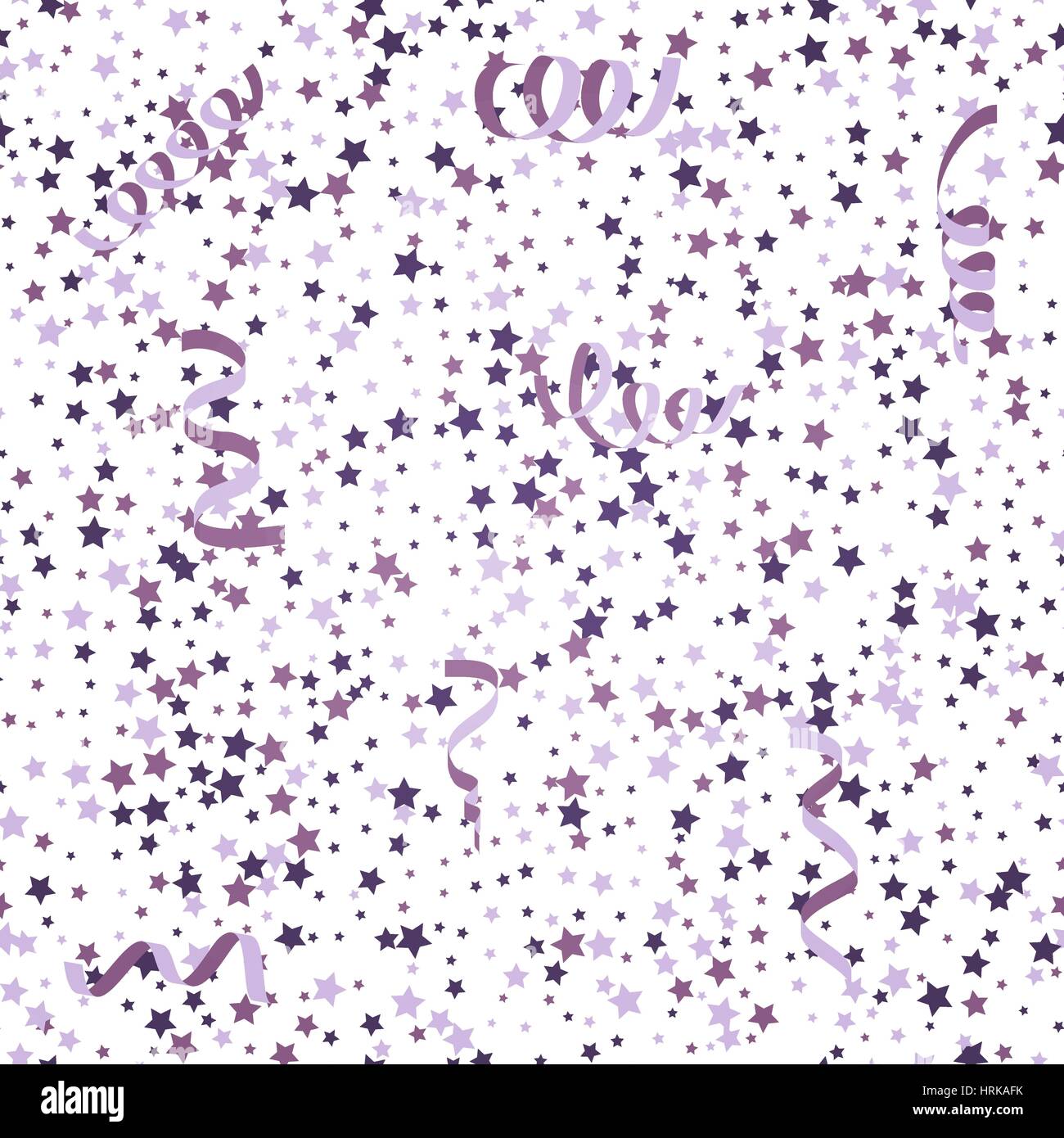 Violet background with stars and streamers Stock Vector Image & Art - Alamy