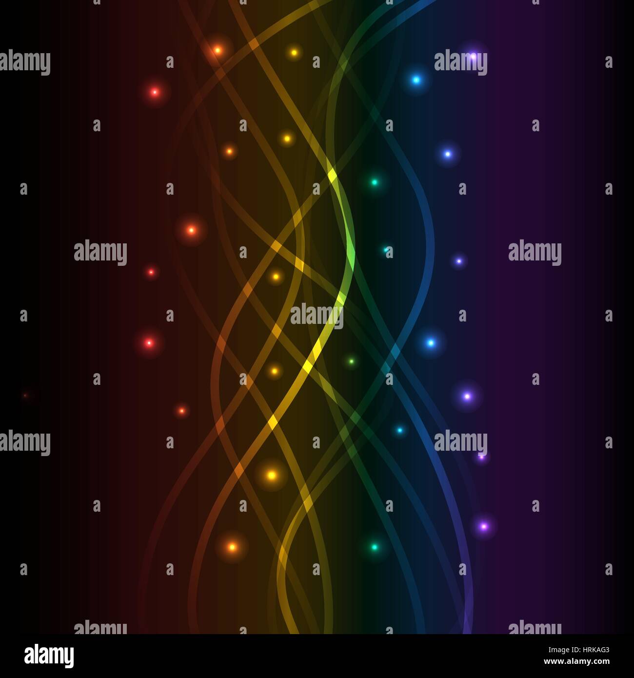 Abstract glowing background with lights and lines. Vector illustration ...