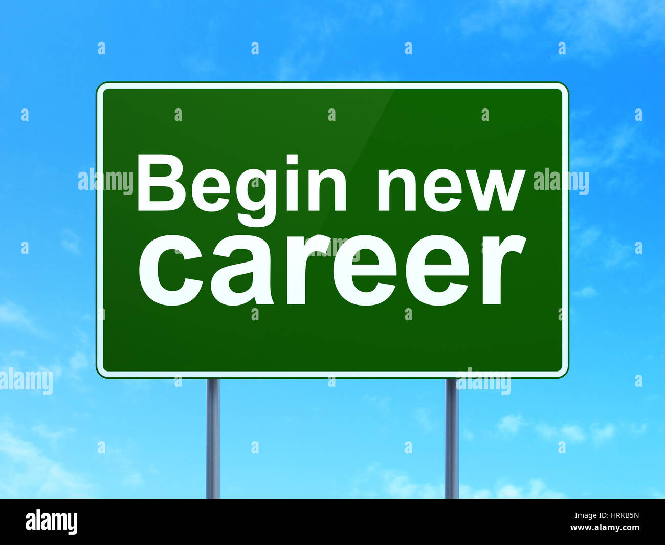 Career road sign on cloud hi-res stock photography and images - Alamy