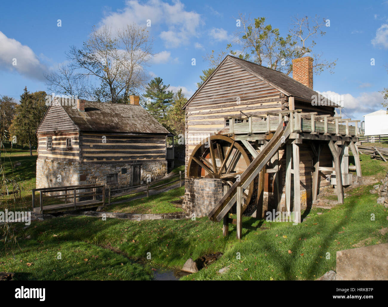 Glenn Wilson shows the historic watermill at McCormick Farm, Raphine ...