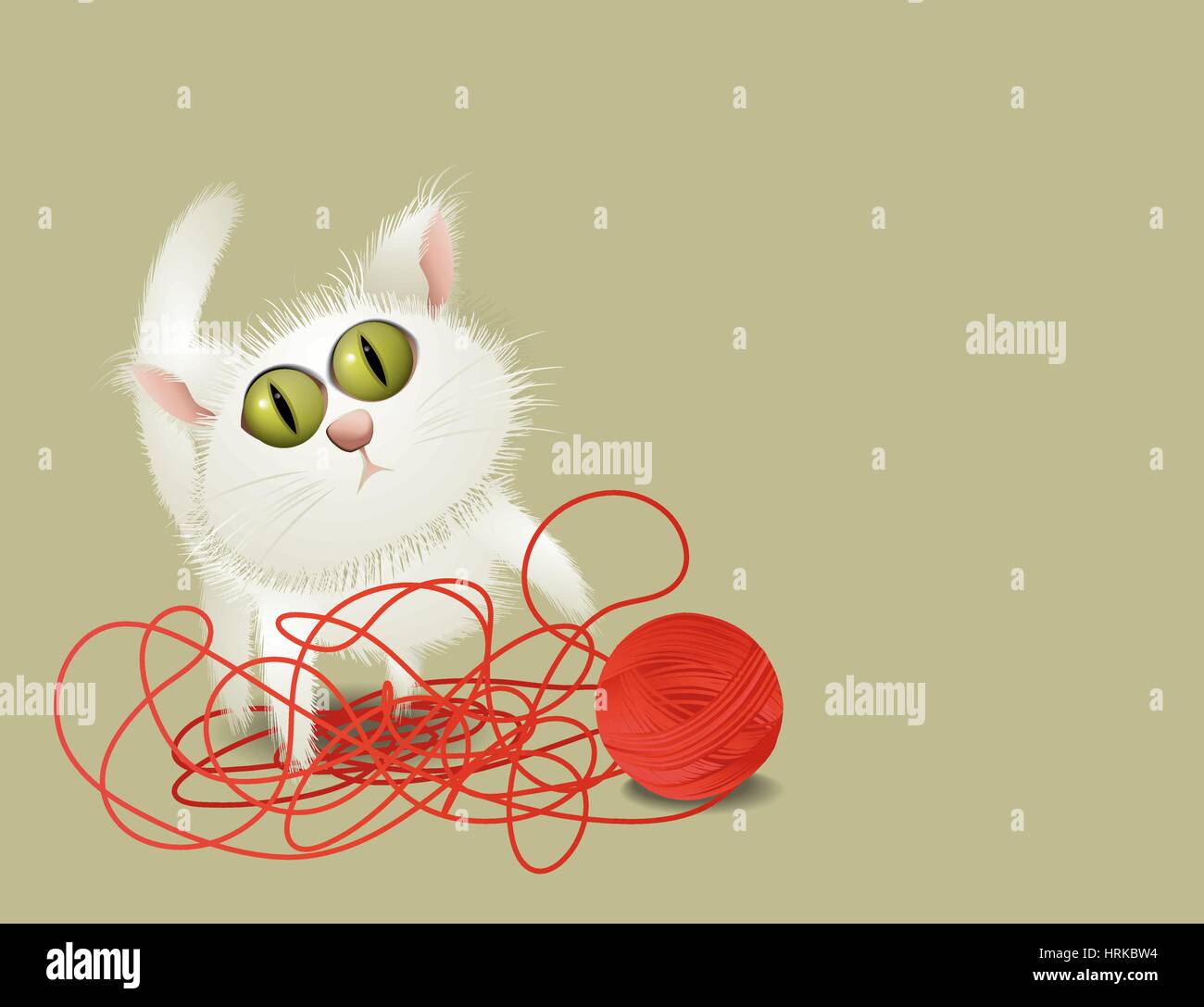 White cat character Stock Vector Image & Art - Alamy