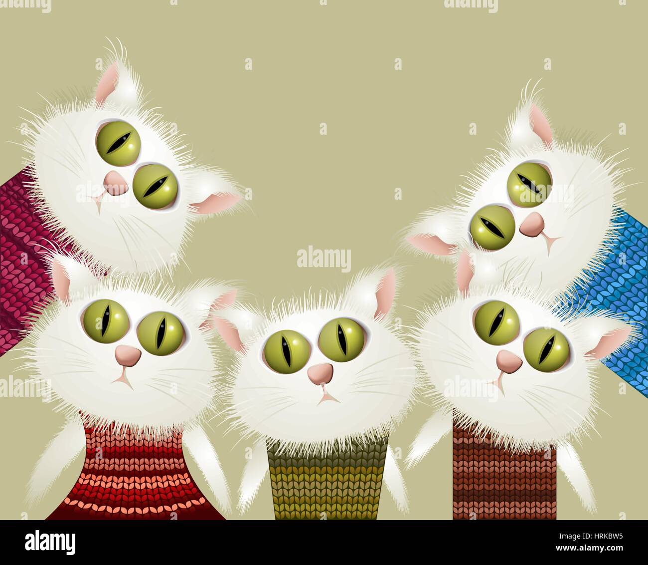 Cat variety Stock Vector Images - Alamy