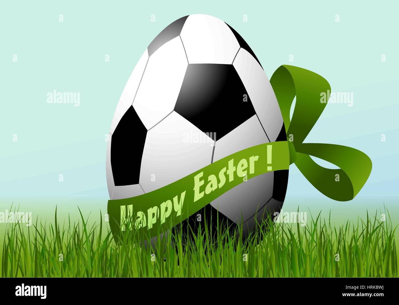 Football Easter egg Stock Vector Image & Art - Alamy