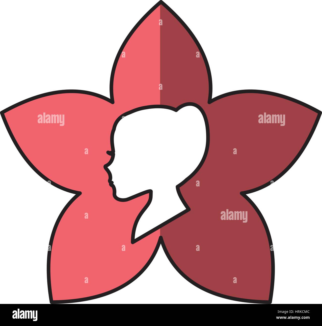 cute flower spa emblem Stock Vector Image & Art - Alamy