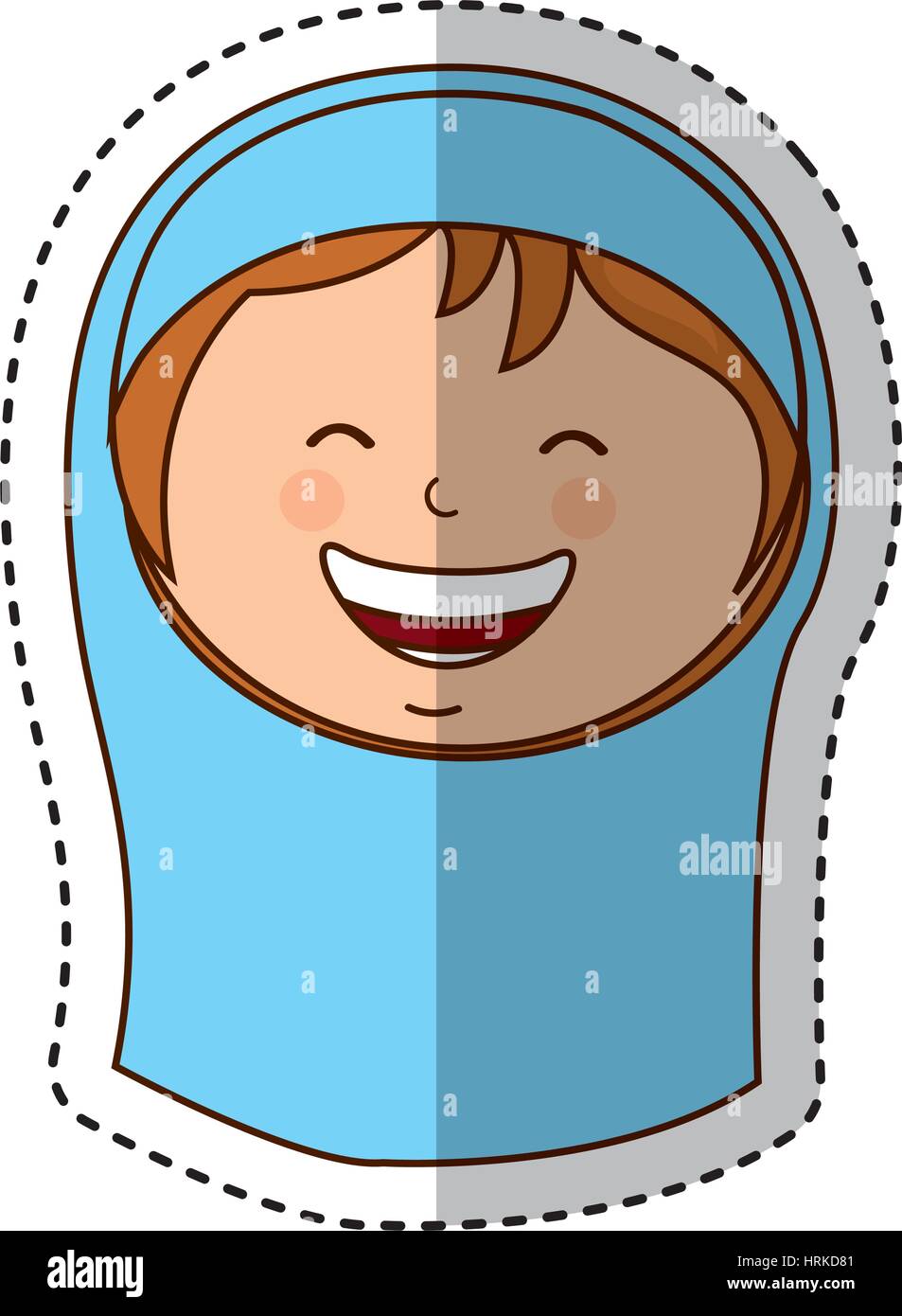 Cartoon virgin mary nativity scene hi-res stock photography and images ...