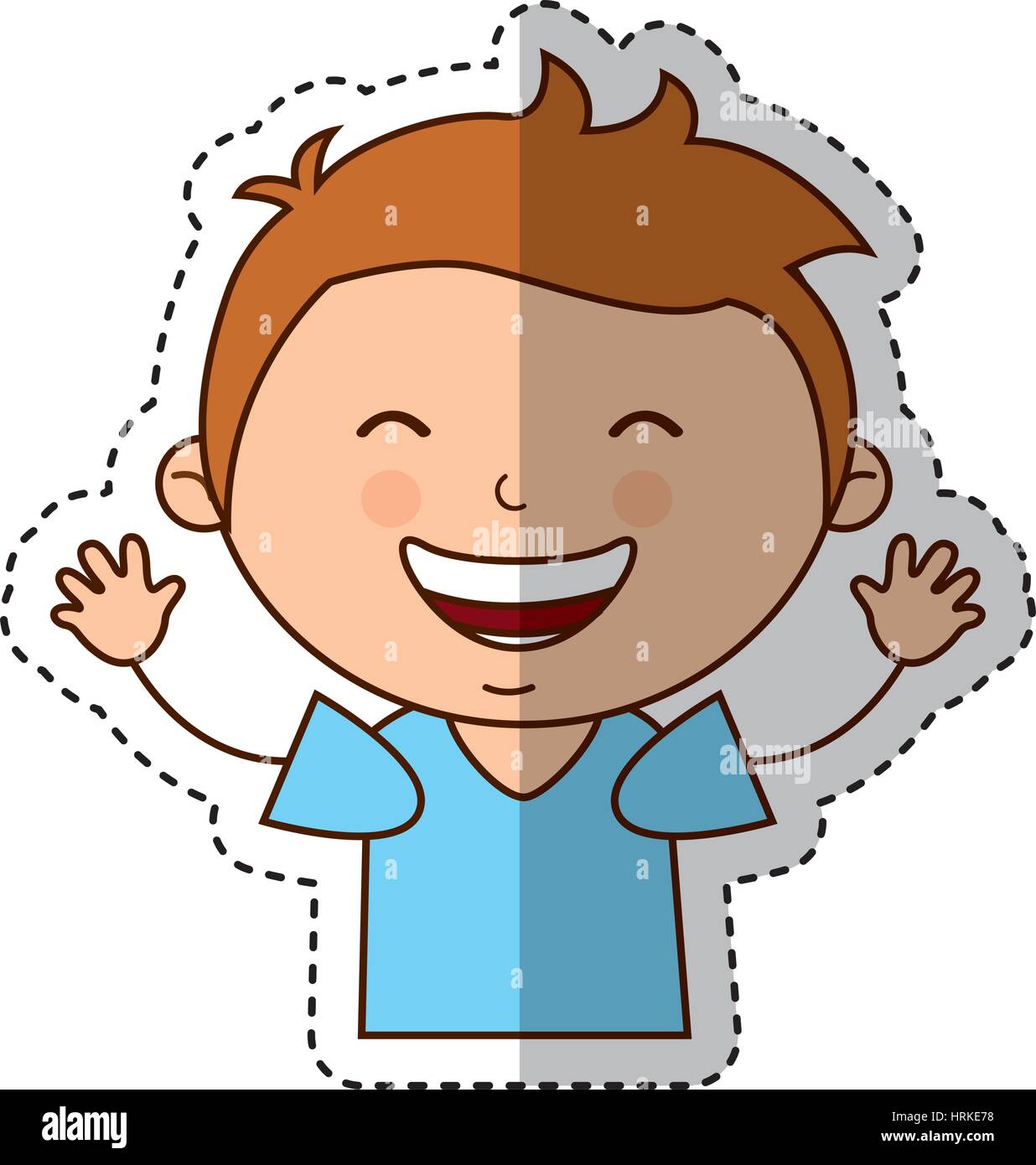 cute little boy character Stock Vector Image & Art - Alamy