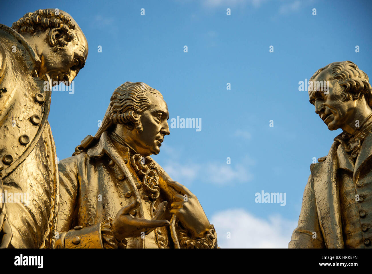 Statue of Matthew Boulton, James Watt, and William Murdoch by William ...
