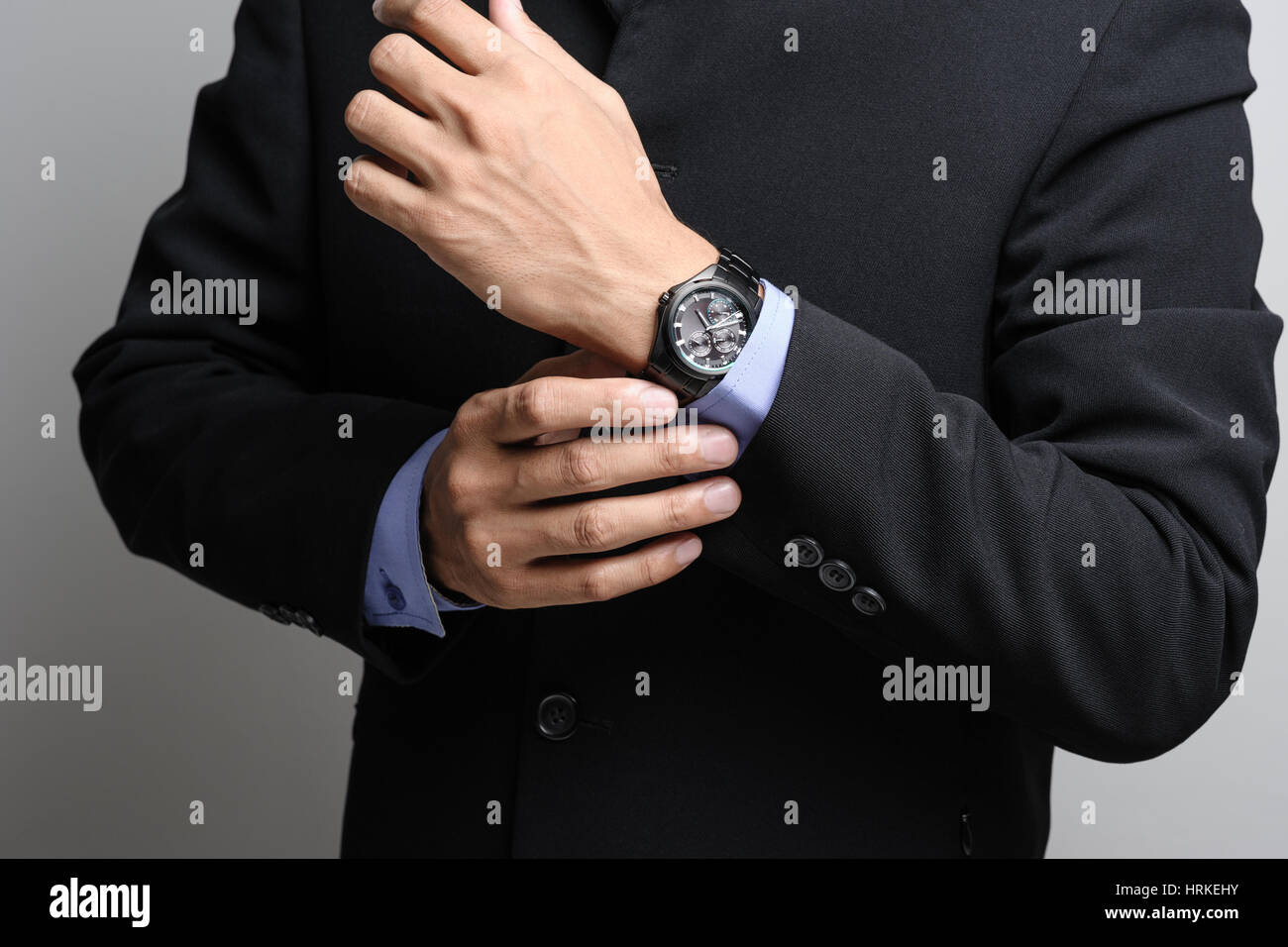 Expensive suit and watch hi-res stock photography and images - Alamy