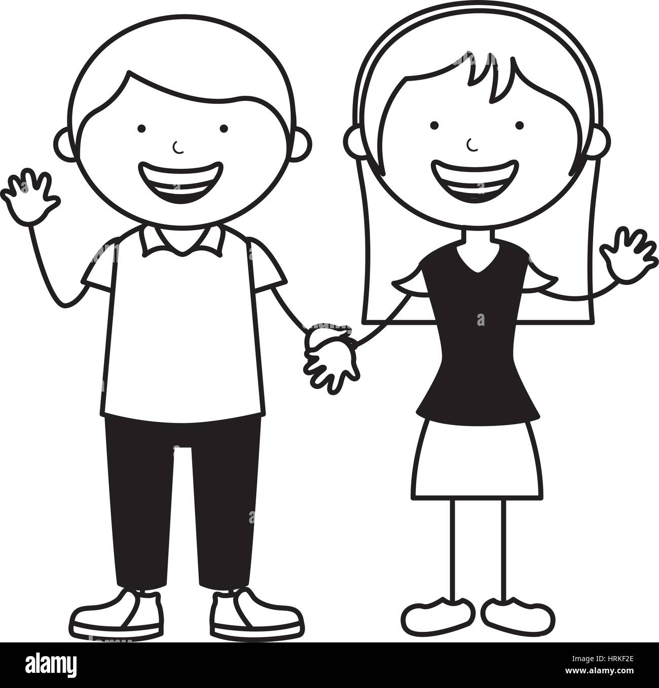 Family Members Cut Out Stock Images & Pictures - Alamy