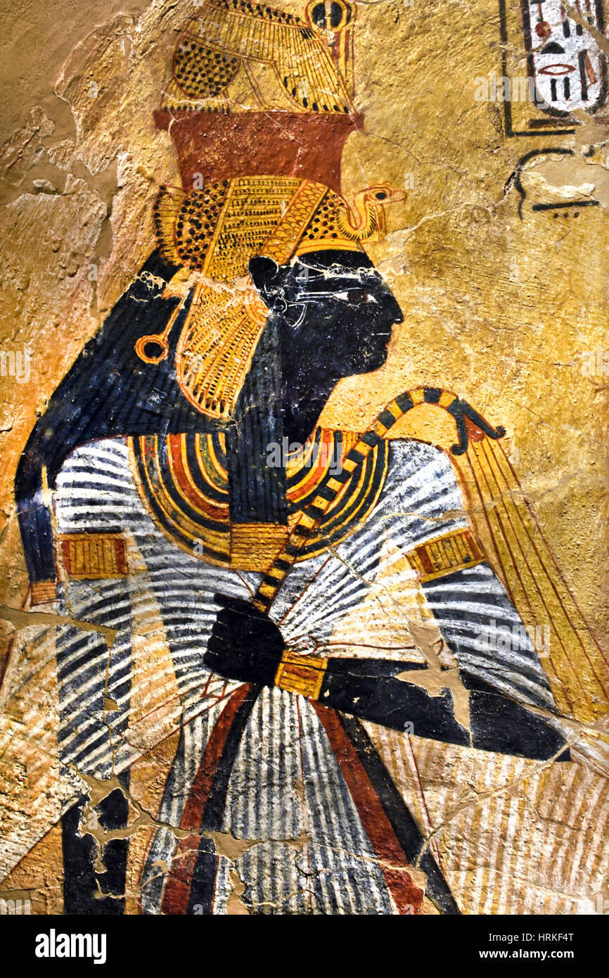 Representation of the deified queen Ahmose-Nefertari New Kingdom, 20th ...