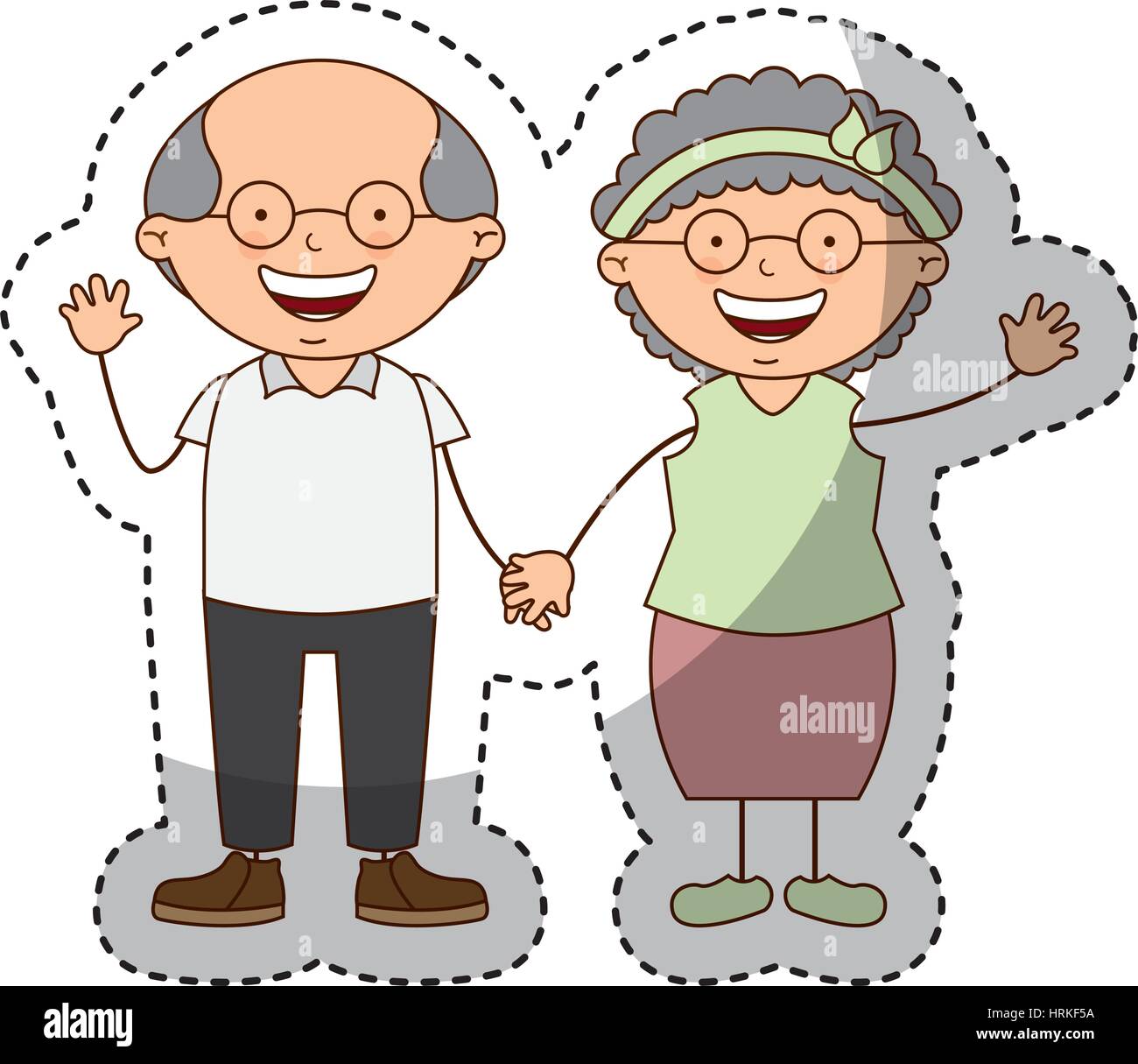 happy family members icon Stock Vector Image & Art - Alamy
