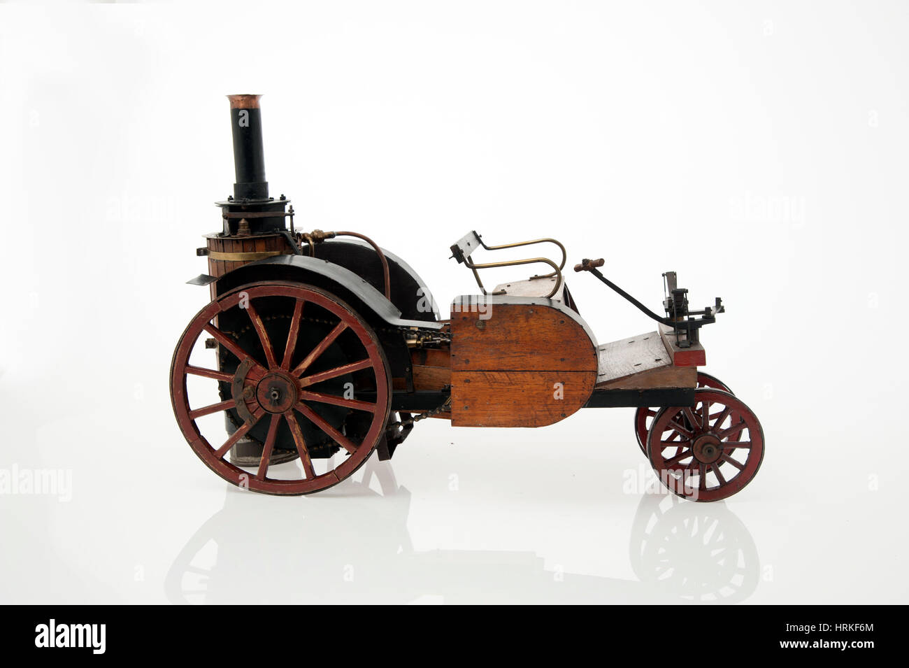 Scale Model of 1868 Knight Steam Carriage Stock Photo - Alamy