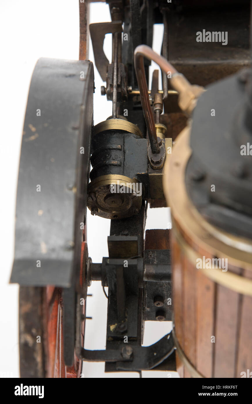 Scale Model of 1868 Knight Steam Carriage Stock Photo - Alamy