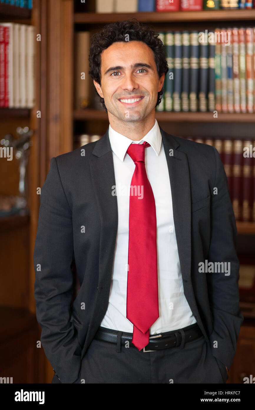 Confident lawyer portrait Stock Photo - Alamy