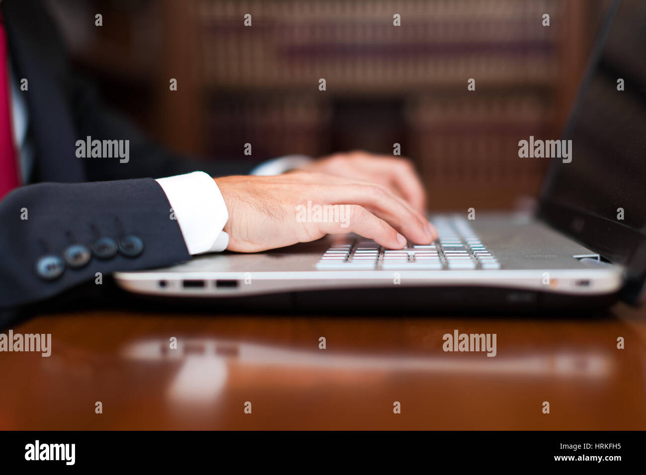 Male hands typing hi-res stock photography and images - Alamy