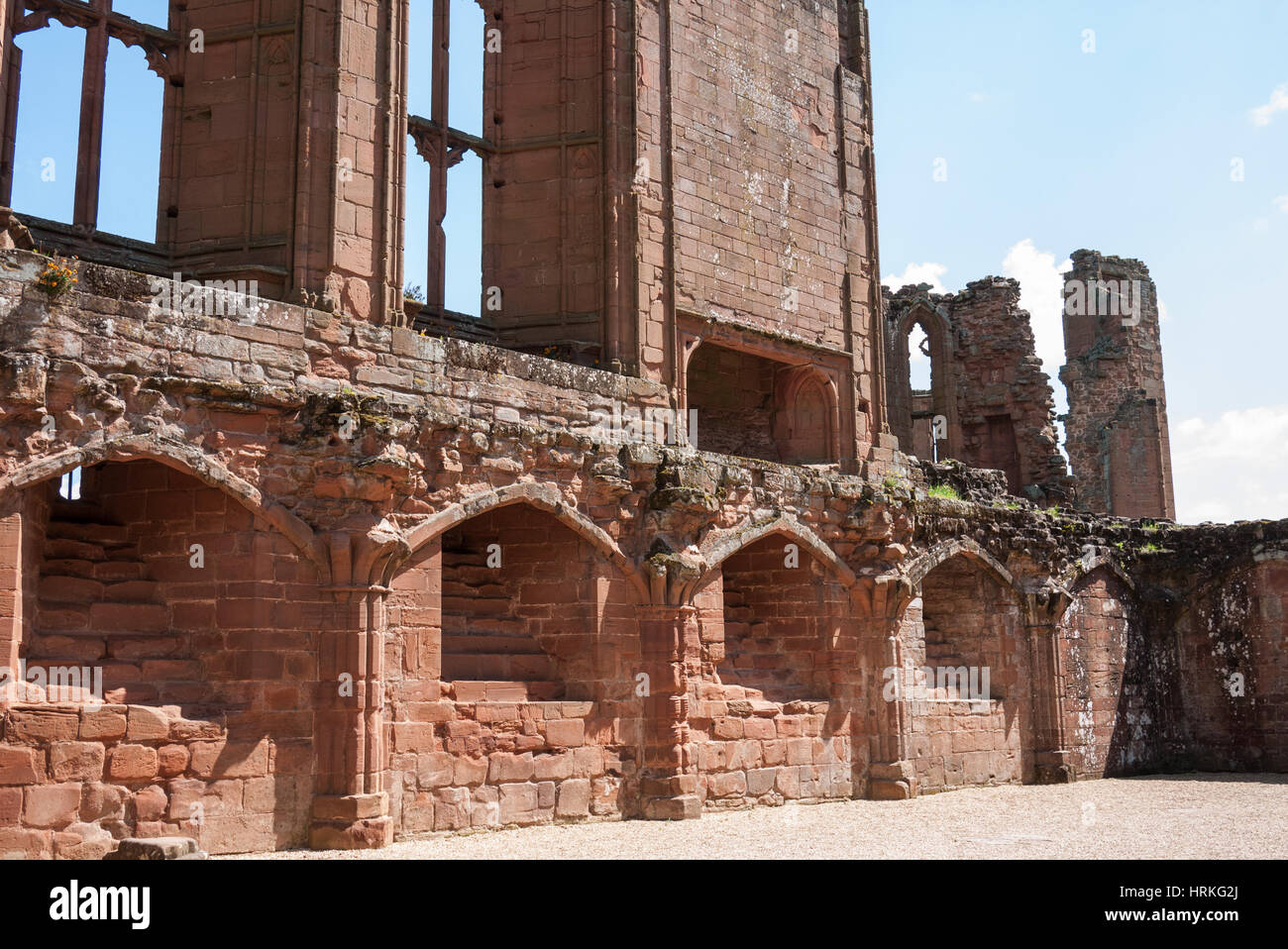 Kenilworth Castle, Kenilworth, Warwickshire, England, UK Stock Photo ...