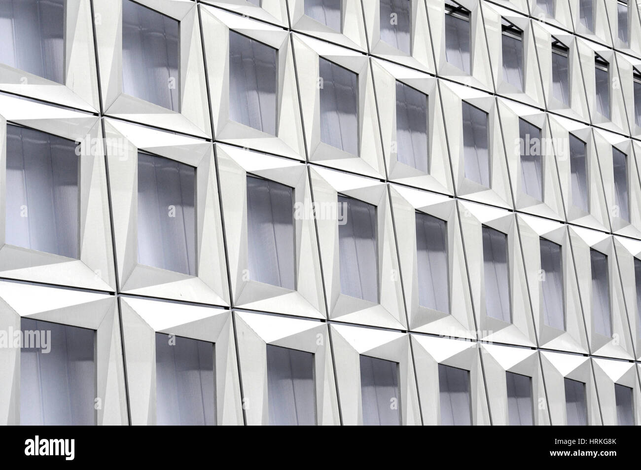 Architecture contemporary exterior blue diagonal lines hi-res stock ...