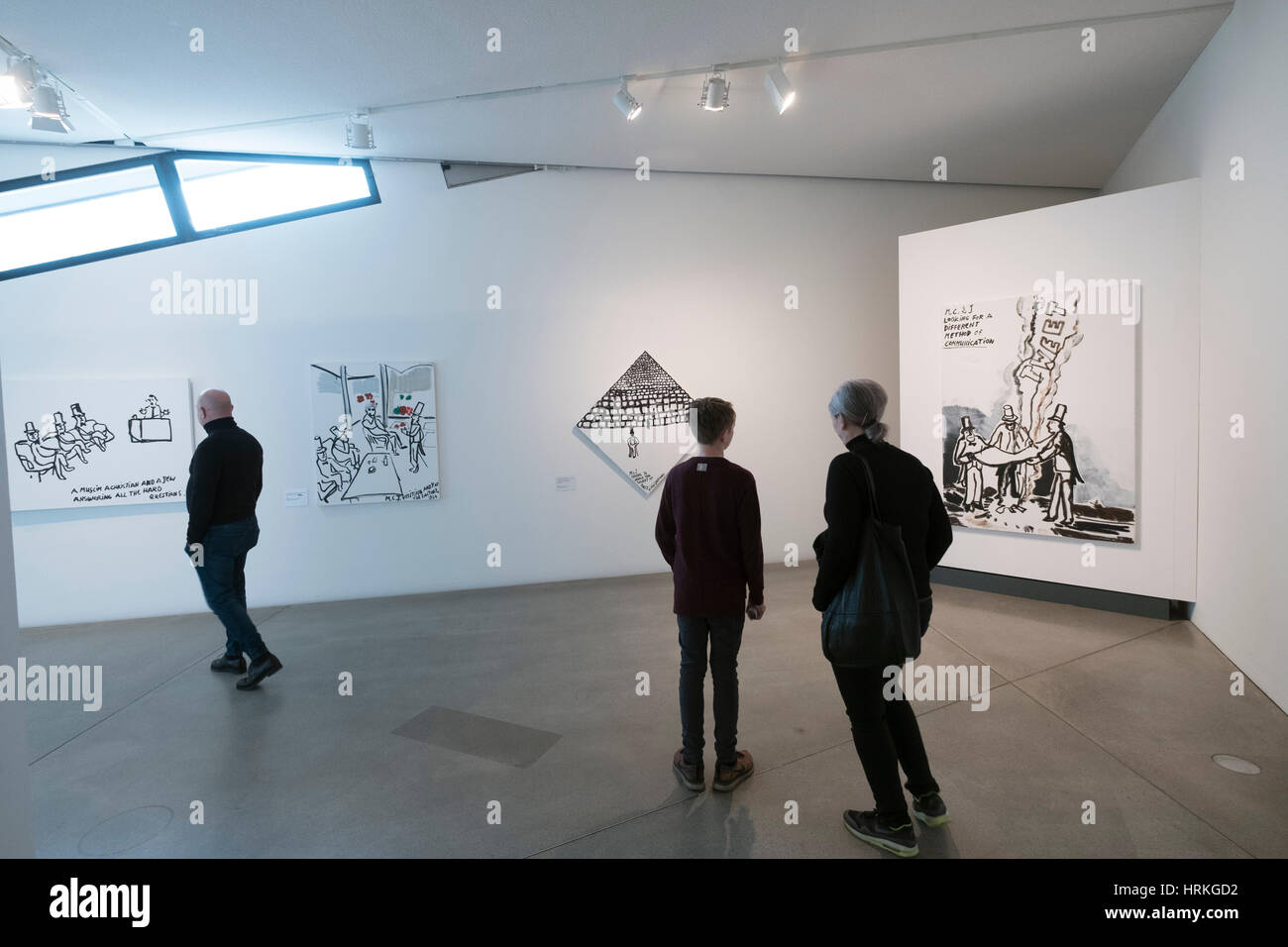 Exhibition inside Jewish Museum in Berlin, Germany Stock Photo - Alamy