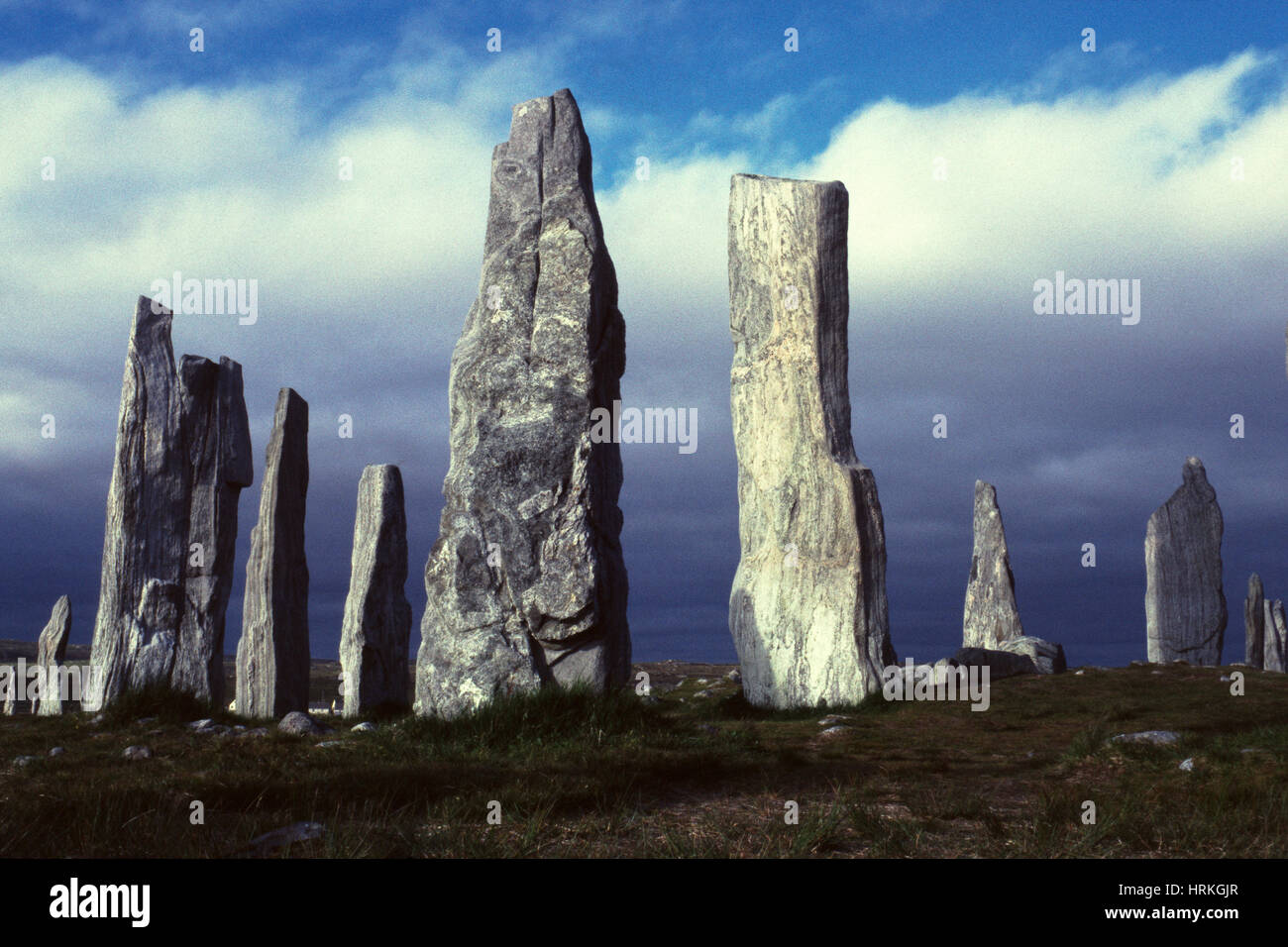 Callanish, Lewis, June 1987 Stock Photo - Alamy