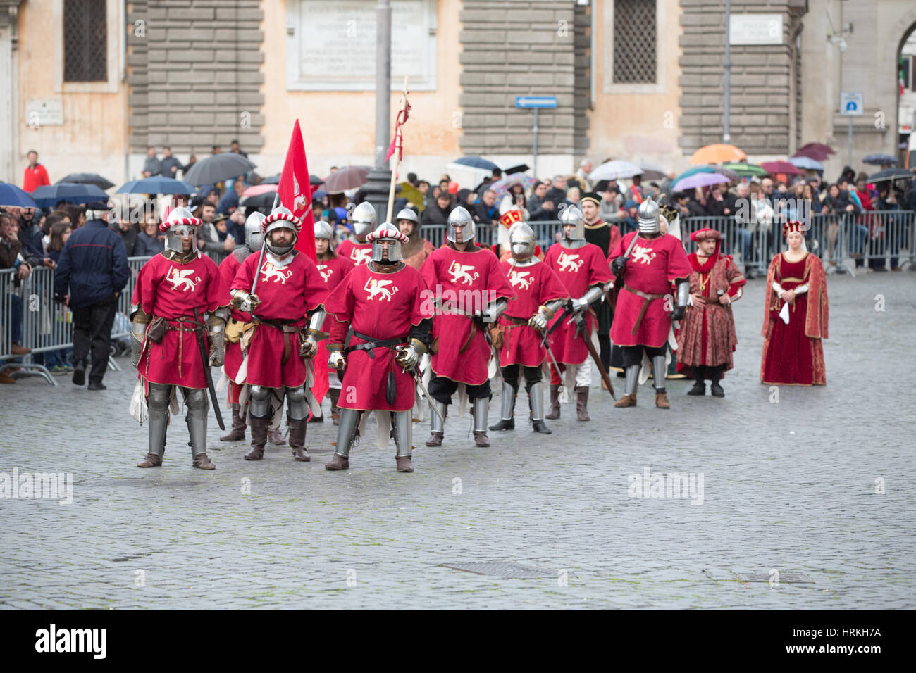 The parade Renaissance held in central Rome, at the ninth edition of ...