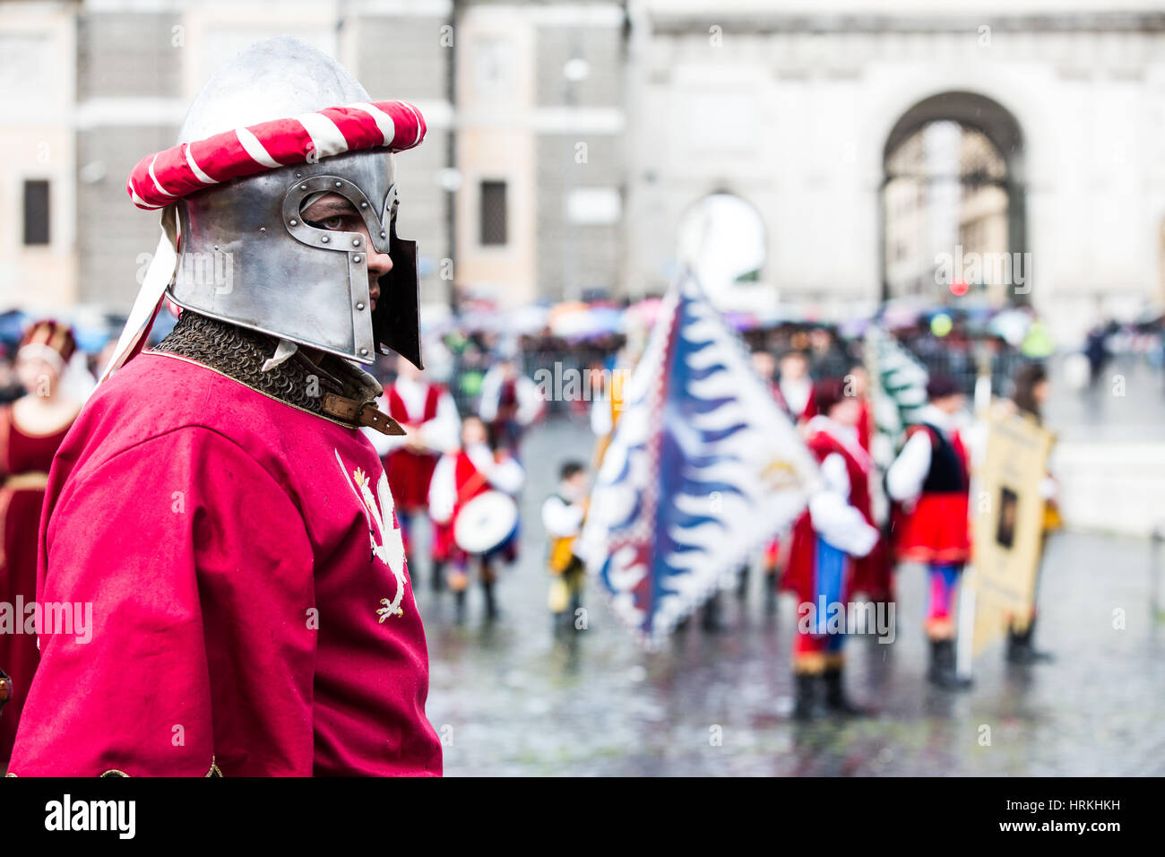 The parade Renaissance held in central Rome, at the ninth edition of ...