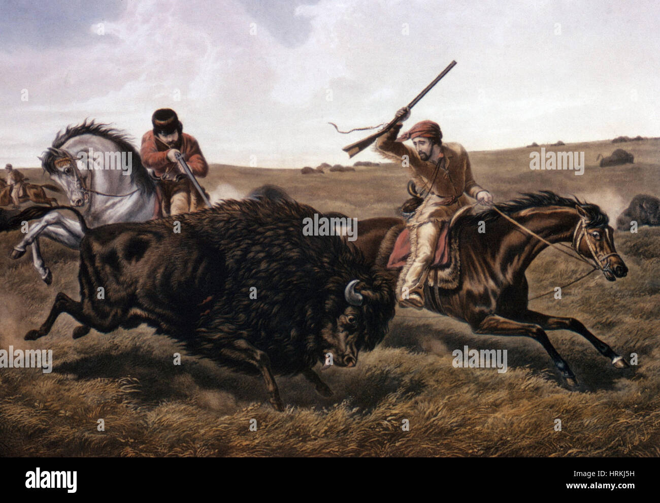 Life on the Prairie, 19th Century Stock Photo - Alamy