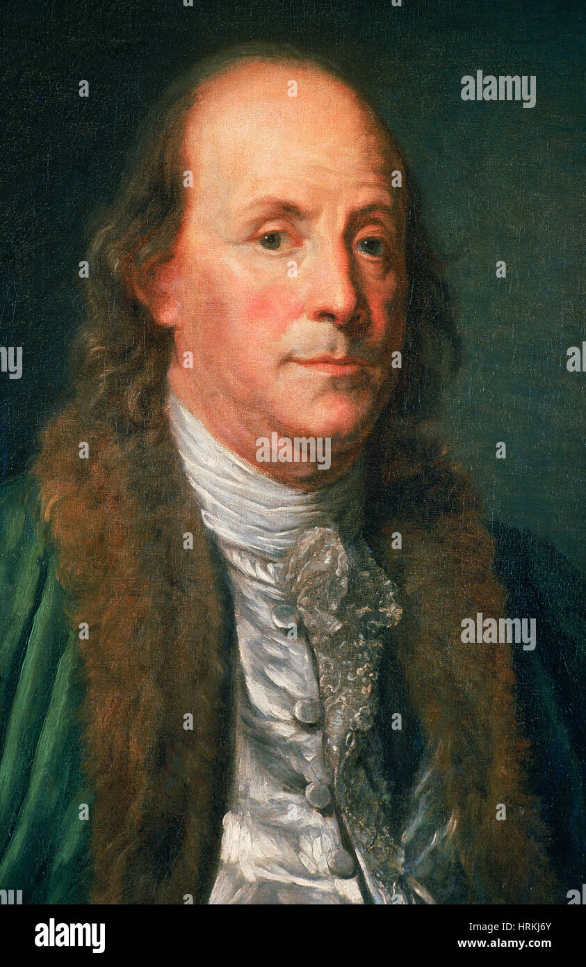 Famous portrait benjamin franklin hi-res stock photography and images ...