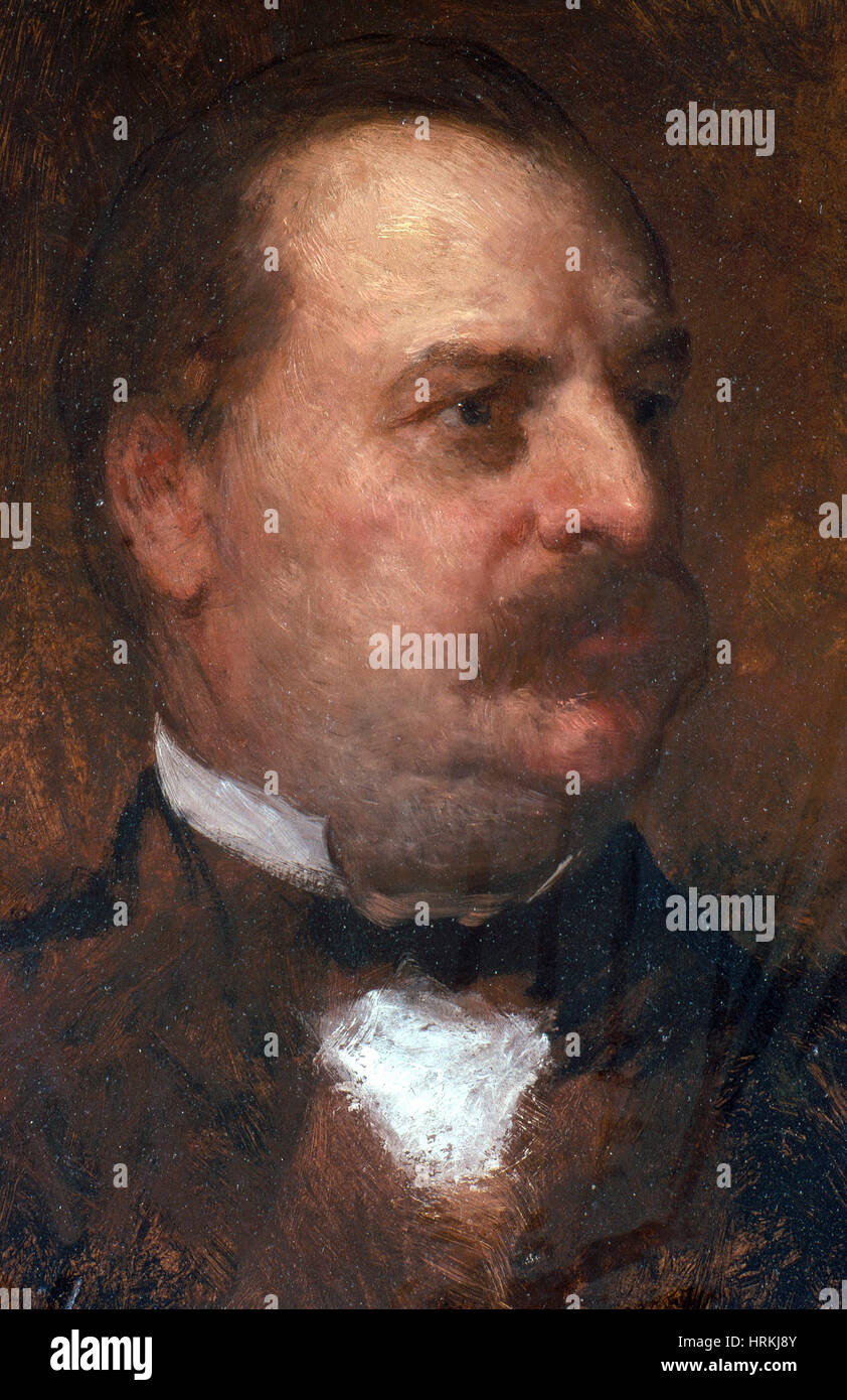 Grover Cleveland, 22nd and 24th U.S. President Stock Photo - Alamy