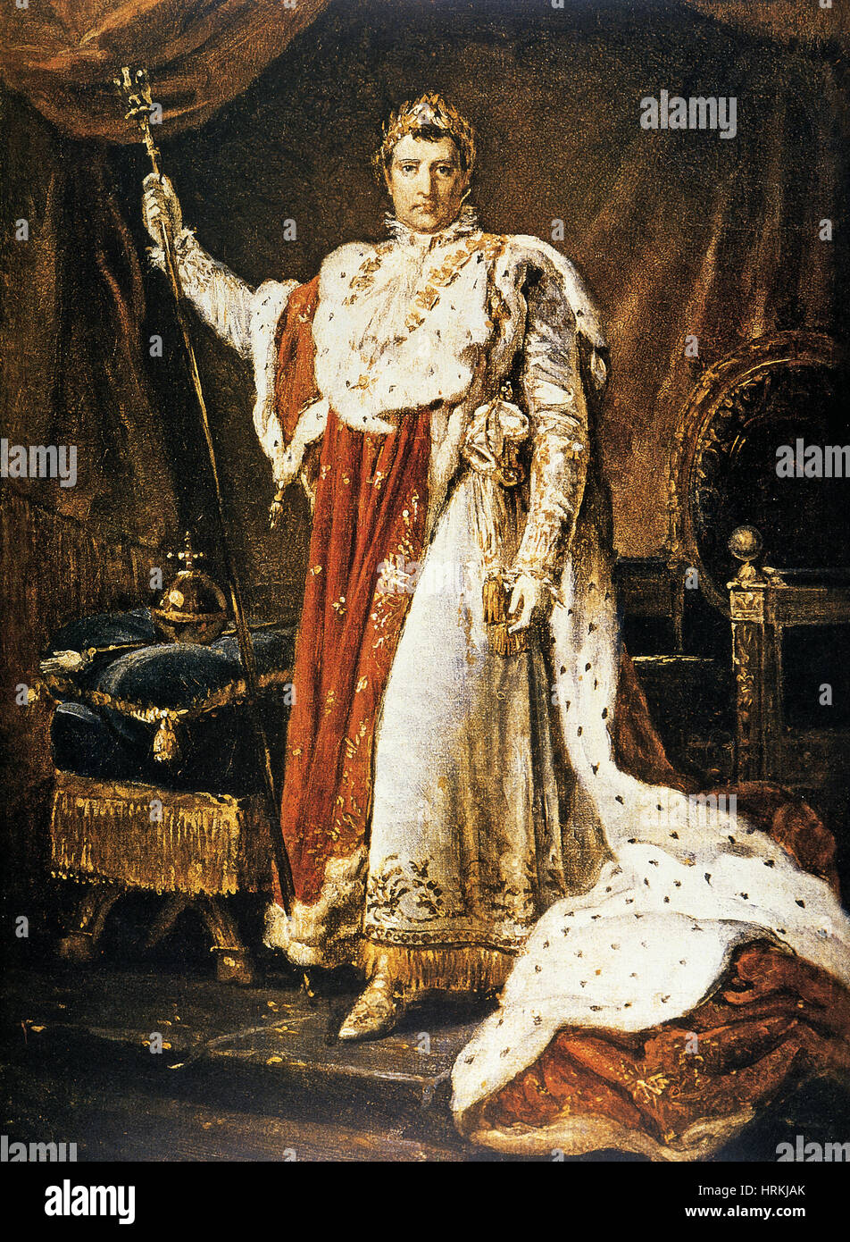 Painting emperor napoleon bonaparte hi-res stock photography and images ...