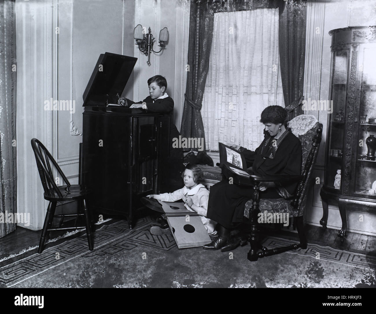 Edwin Denby Family, 1923 Stock Photo - Alamy