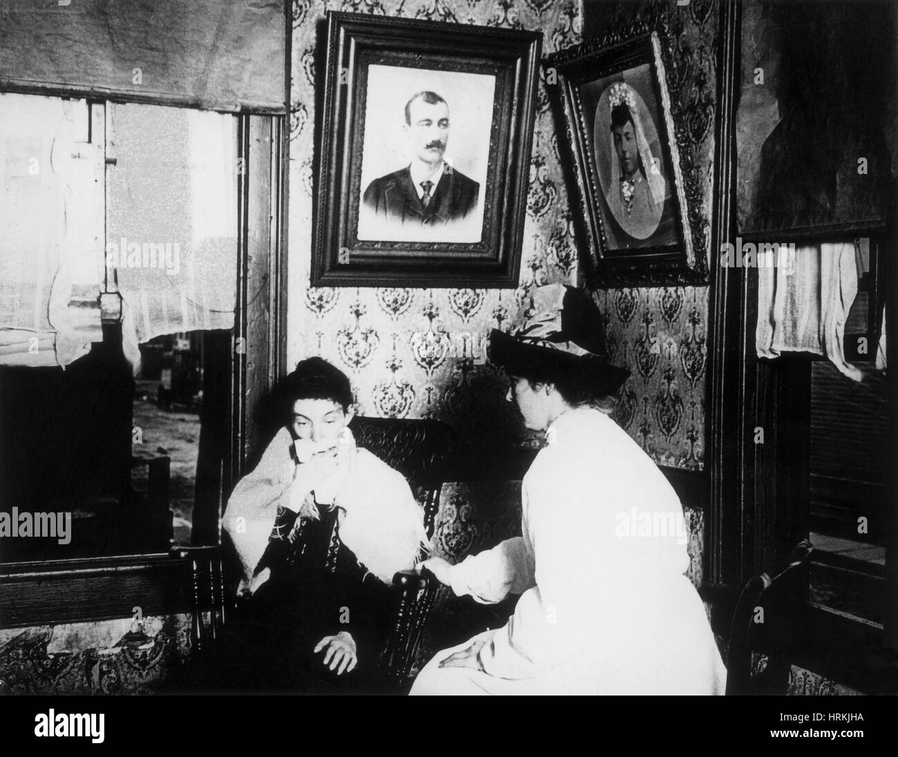 Patient visit Black and White Stock Photos & Images - Alamy