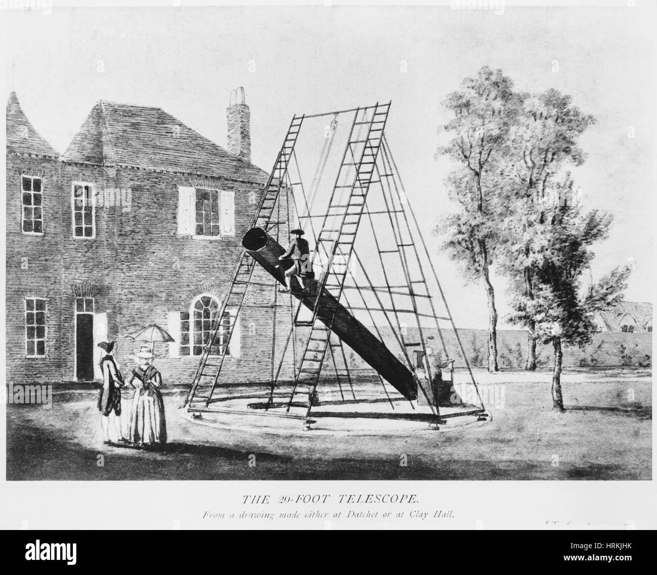 Telescope telescopes Black and White Stock Photos & Images - Alamy