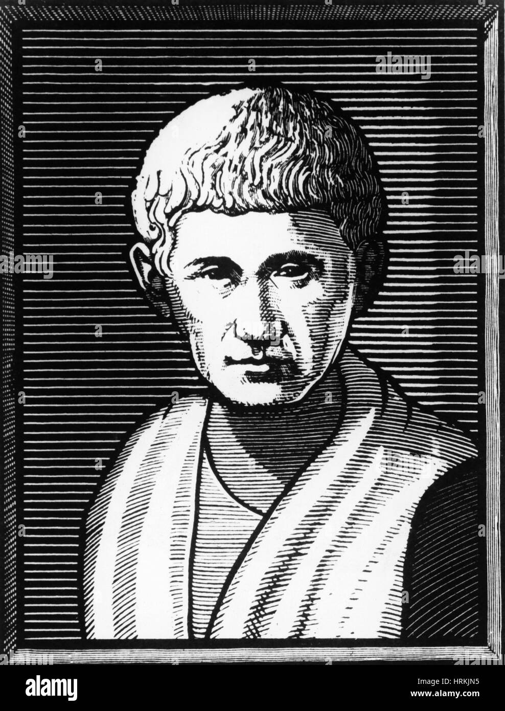 Aristotle 384 322 bc greek philosopher Black and White Stock Photos ...