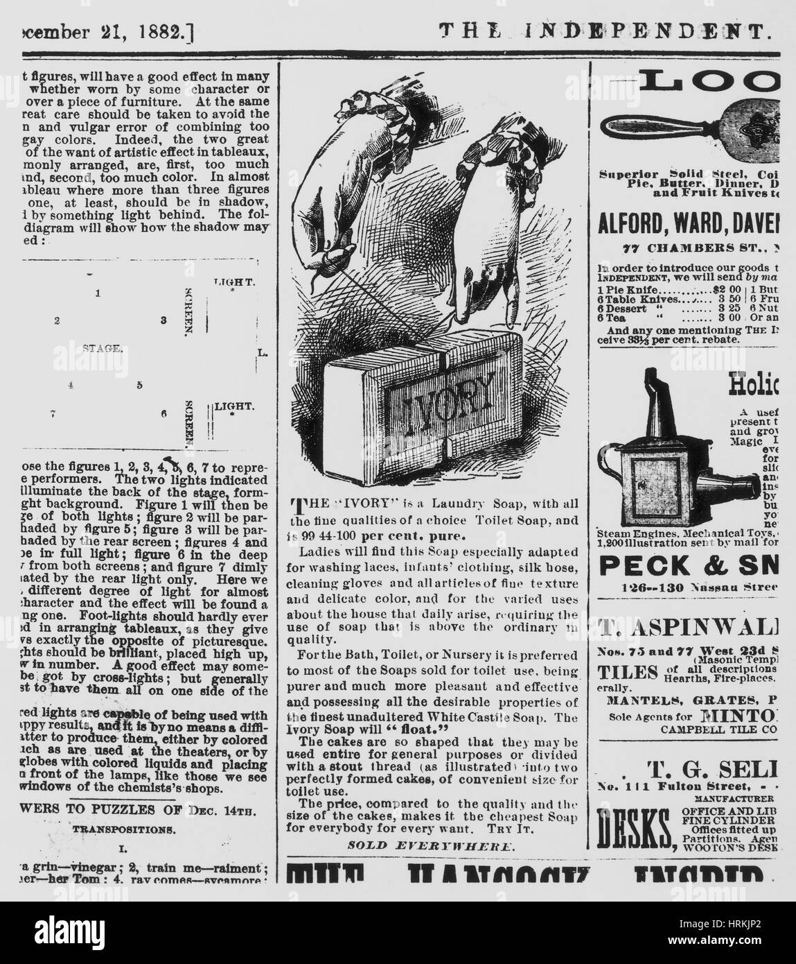 Printed ad Black and White Stock Photos & Images - Alamy