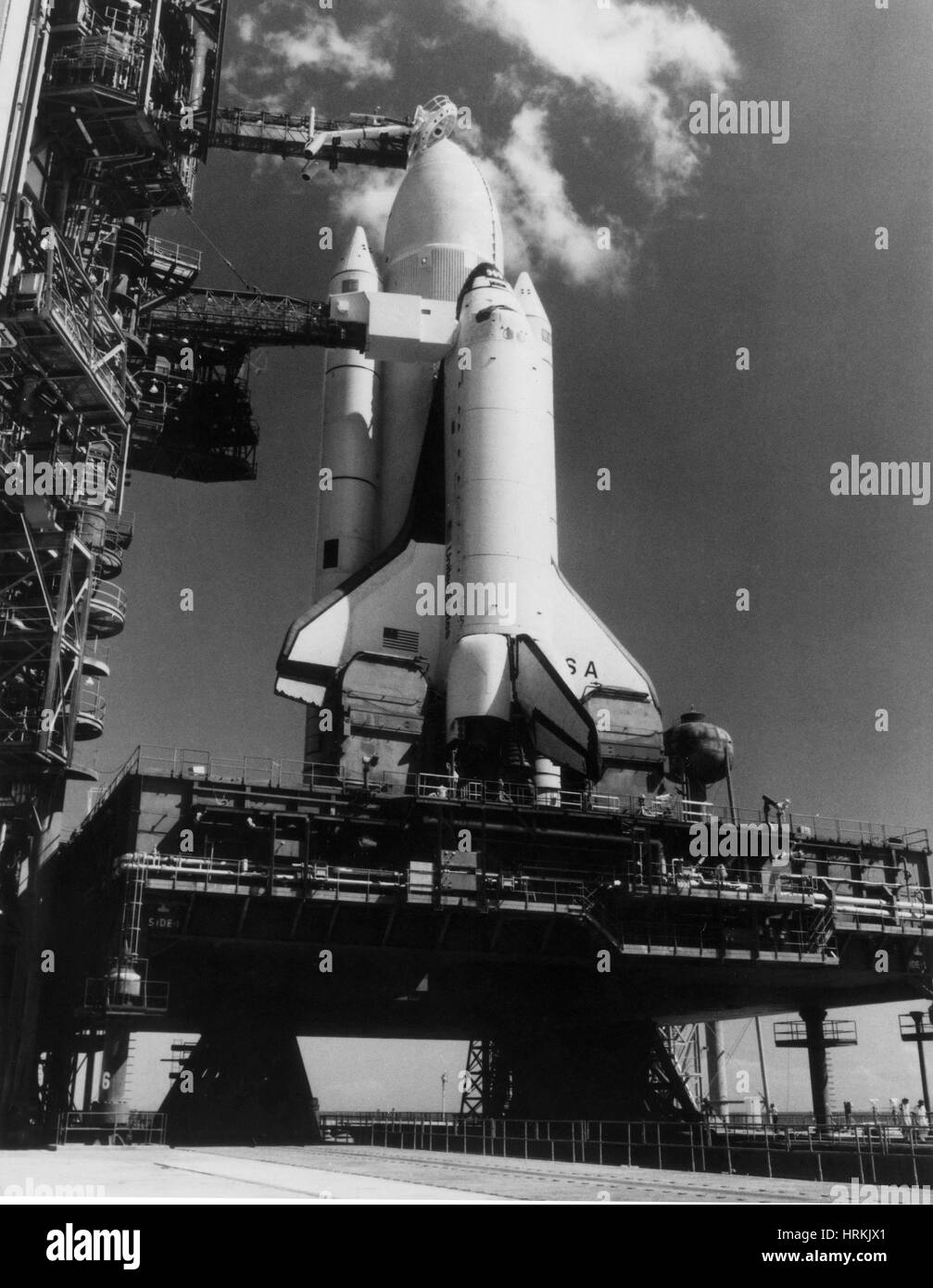 Black And White Space Shuttle