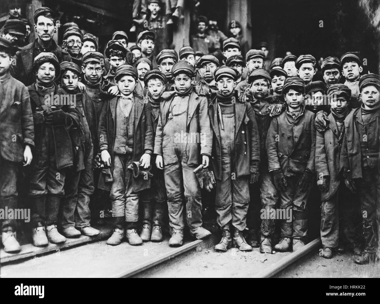 Breaker Boys, Lewis Hine, 1910 Stock Photo - Alamy
