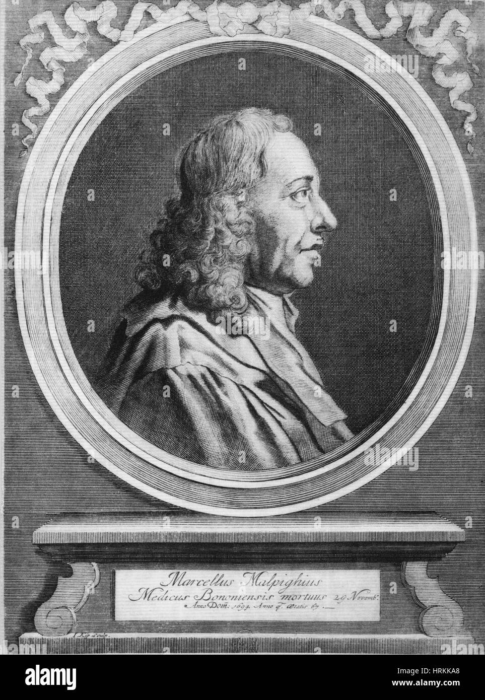 Marcello Malpighi, Italian Biologist and Inventor Stock Photo - Alamy